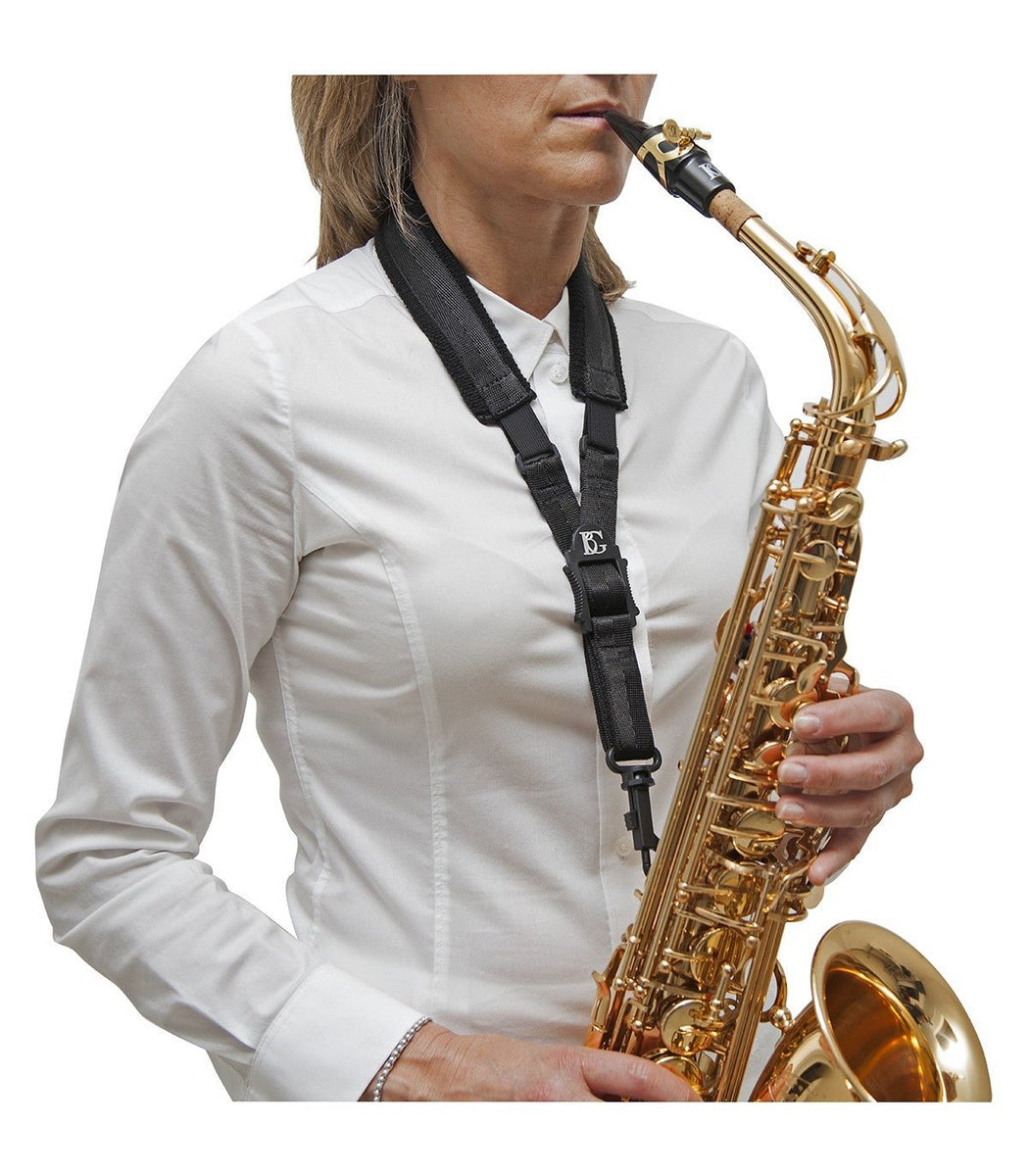 BG Elastic Comfort Saxophone Strap with Snap Hook – SAX