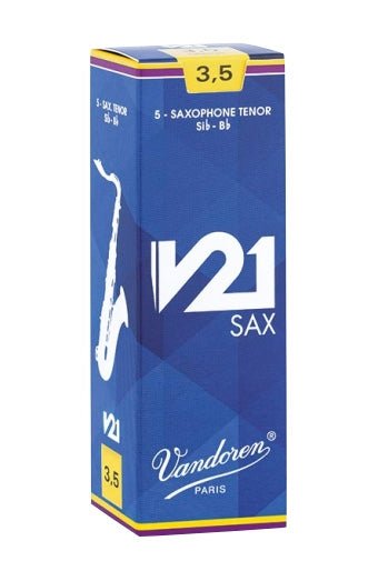 Vandoren V21 - Tenor Saxophone Reeds - Box of 5 – SAX